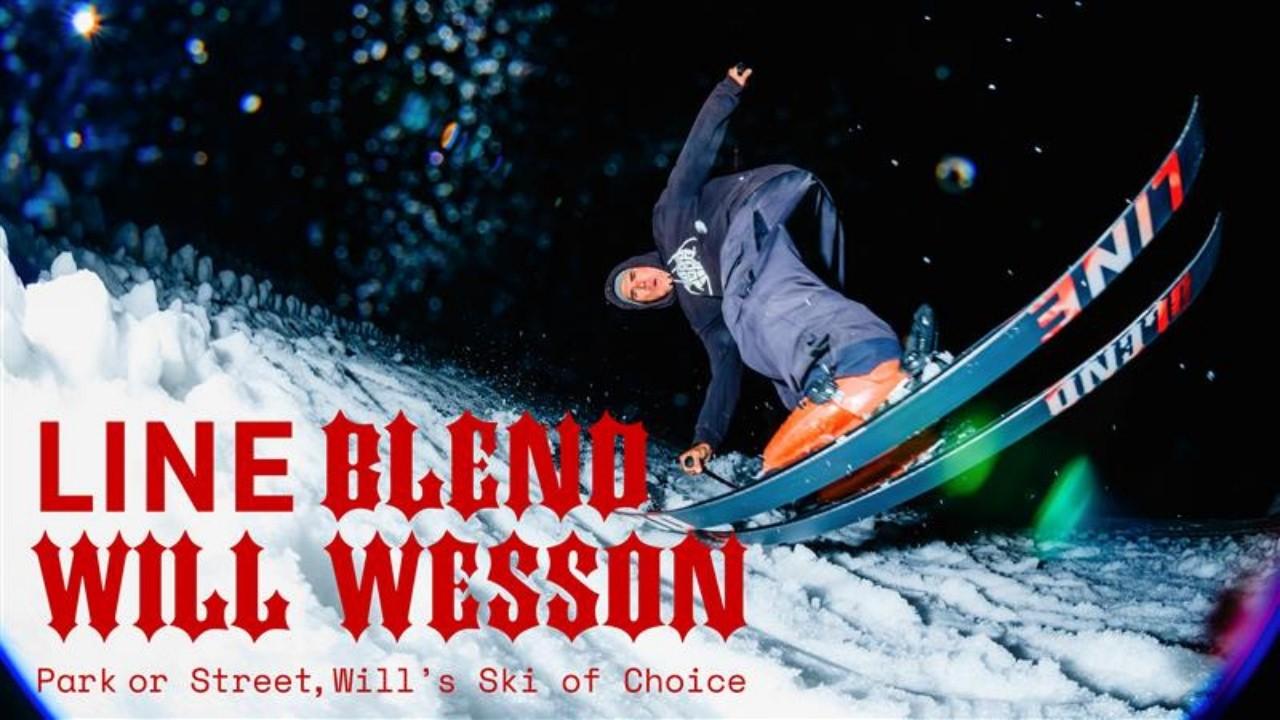 LINE Skis | The All-New LINE Blend Will Wesson - Frank151.com
