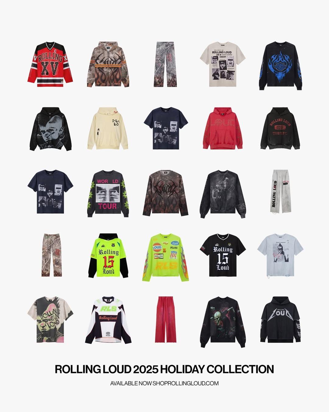 Rolling Loud Drops Sleek 2025 Holiday Merch Ahead of Massive Global ...