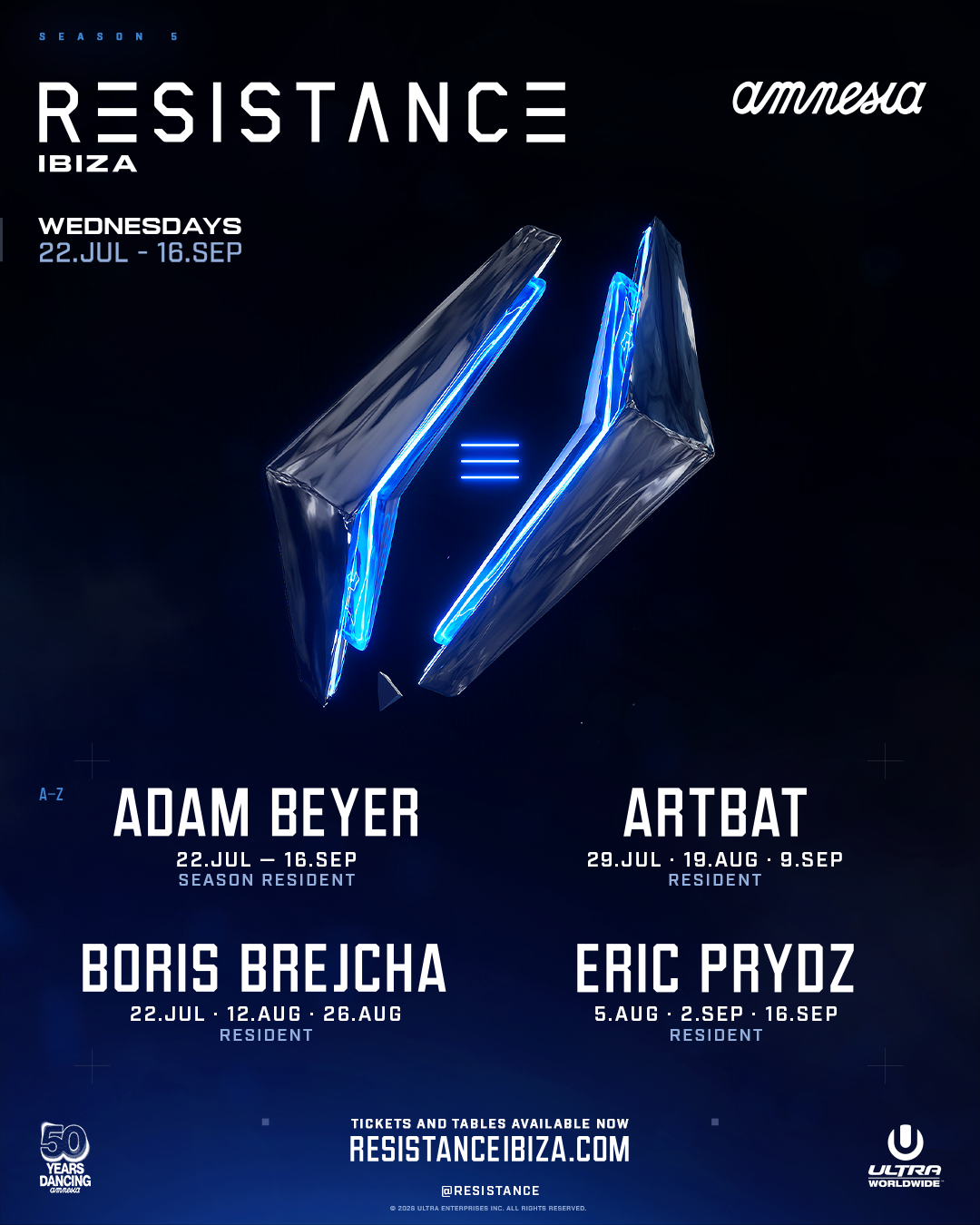 RESISTANCE Ibiza Returns to Amnesia for Season 5 with Adam Beyer ...